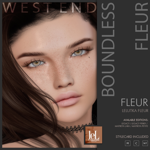 Second Life Marketplace - [ west end ] Shapes - Fleur [Lelutka Fleur ...